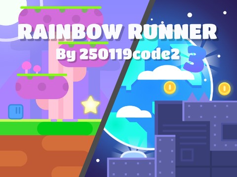Rainbow Runner 3 || Platformer || #games