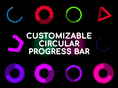 UI Element • Customizable Circular Progress Bar • 100% Pen