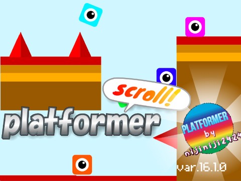【超拡散希望‼】Mobile compatible!!Scroll Platformer!!/モバイル対応‼スクロールプラットフォーマー‼ var.16.1.0