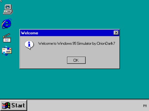 Windows 95 Simulator