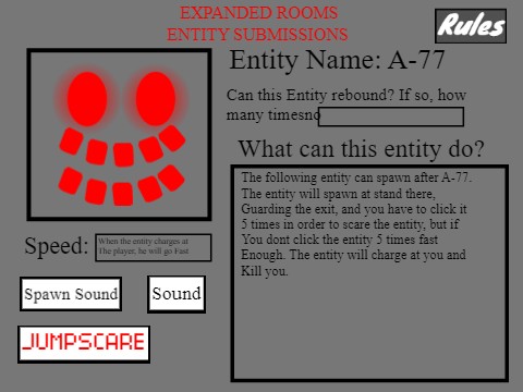 Expanded Rooms Entity Submissions: A-77