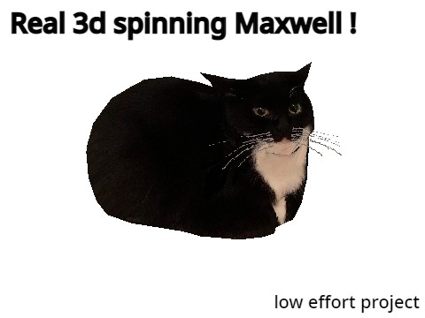 Real 3D spinning Maxwell