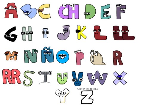 My interactive Spanish Alphabet Lore!