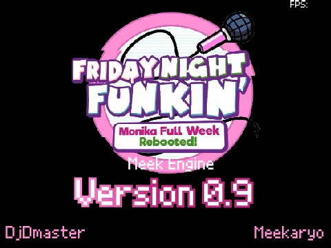 FNF - Monika Full Week VERSION 0.9 || Meek Engine | #music #games