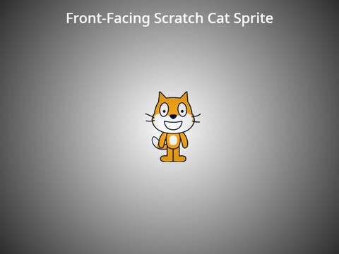 Front-Facing Scratch Cat Sprite