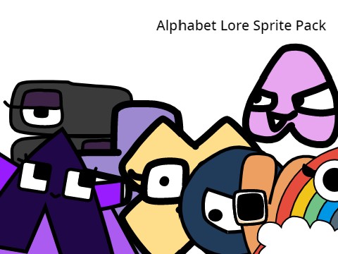 (CREDIT IS DONE!!!!) Alphabet Lore Sprite Pack remix
