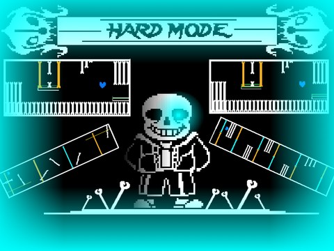 DS!Hard Mode sans Fight All Phese!