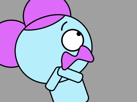 Nich goings to PUNCH Pibby's Face..................... IN THE FACE