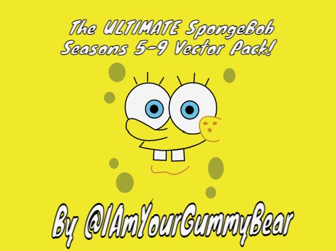 The ULTIMATE Spongebob Seasons 5-9 Vector Pack