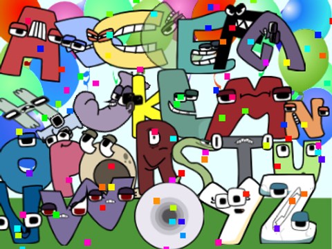 (OLD) Alphabet Lore cast in vector but they are dancing COMPLETE