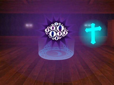 Use crucifix on Rush / Ambush / Eyes animation