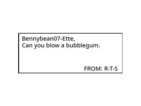 A Question for bennybean07-Ette