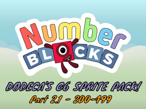 Numberblocks Sprite Pack - DG6SP Part 2.1: 200-499