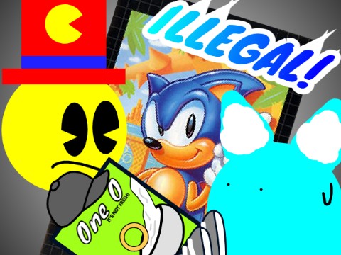 [600th project] Pac-Magician plays a bootleg Sonic 1 cartridge (9)