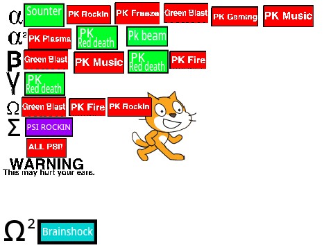 Earthbound PSI Attacks