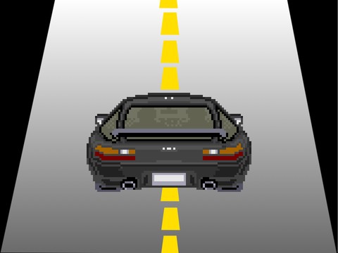 reversible driving car with cool music