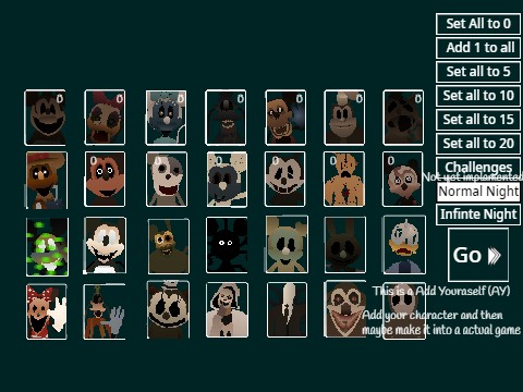 fnati 2020 custom night but Oblitus Casa