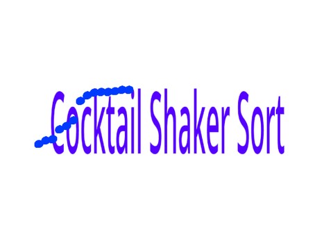 Cocktail Shaker Sort