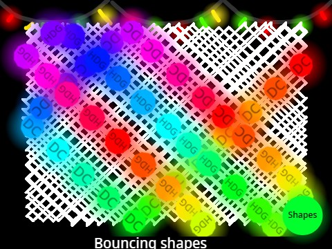 Bouncing shapes