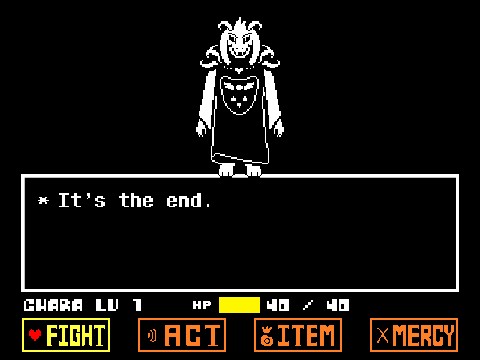 VS Asriel Dreemurr Fight Phase1~2 Hard Mode!