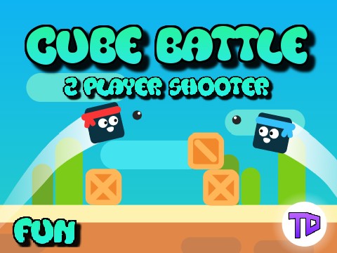 CUBE BATTLE | 2-Player Shooter | By TinyDxde