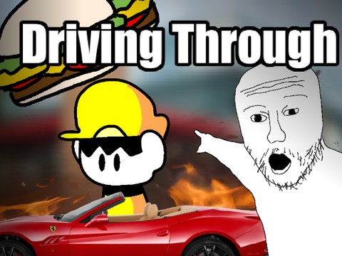 Driving Through A Burger King