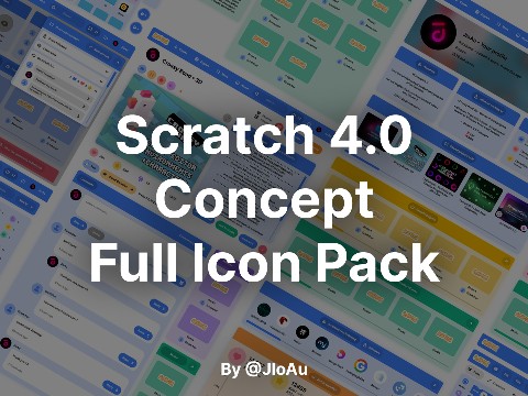 Icon Pack • Scratch 4.0 Concept