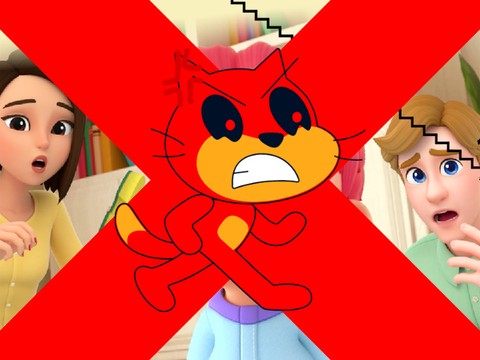 [LOUD] scratch cat has another message no