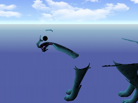 spinning high poly cat