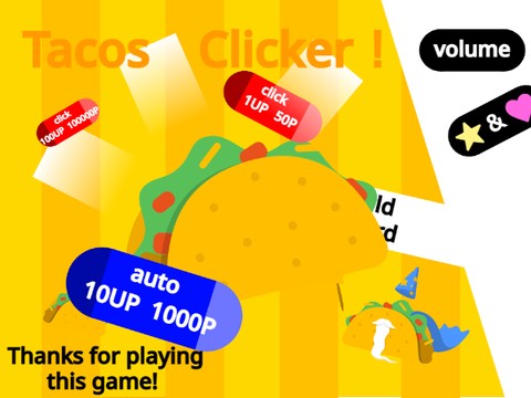タコスクリッカー！ Tacos Clicker！V2.0