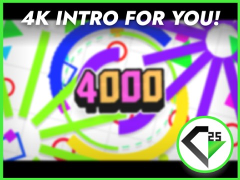 2D Intro For You┃4K Intro Template┃Crystal-25