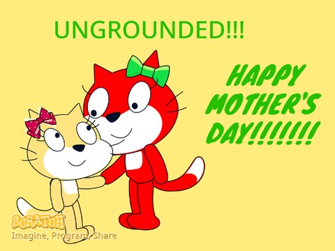 Stephanie Cat gets ungrounded on Mother's Day