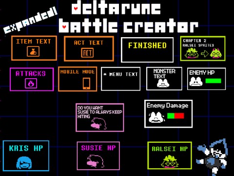 Deltarune Battle Creator Expanded V2 (BUG FIX)