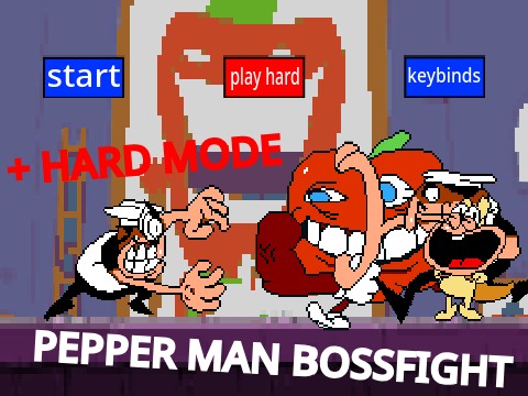 Pepperman and noise and Fake peppino boss fight