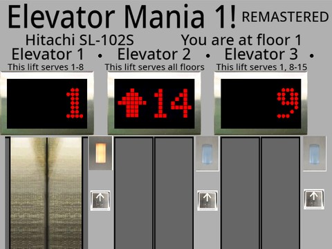 Elevator Mania 1! UPDATED