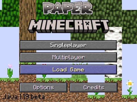 Paper Minecraft 1.19