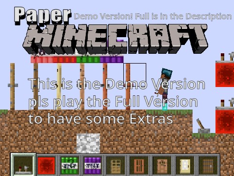 Paper Minecraft My NEW Mod (with TNT, Working Doors / Beds, Boots ...