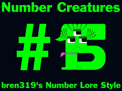 Number Creatures #15 (bren319's Number Lore)