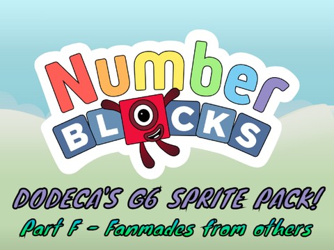 Numberblocks Sprite Pack - DG6SP Part F: Fanmades from others