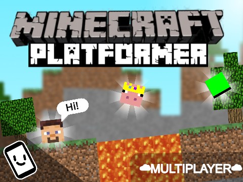 ☁ Minecraft || Multiplayer Scrolling Platformer #games #all