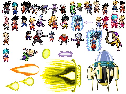 New sprite pack DBZ