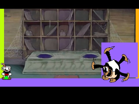 Cuphead in Cobweb Hotel