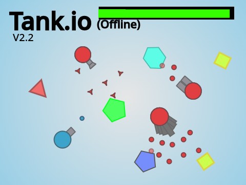 (Diep.io) Tank.io BETA v2.2.1 - 2 player included game