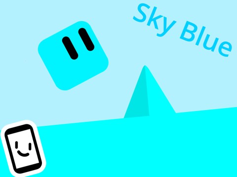 Sky Blue | A Scrolling Platformer | #all #games #music #art
