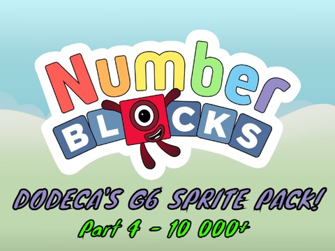 Numberblocks Sprite Pack - DG6SP Part 4: 10 000+
