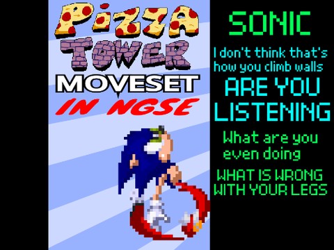 Pizza Tower styled moveset in NGSE (Neo Genesis Sonic Engine) eg84