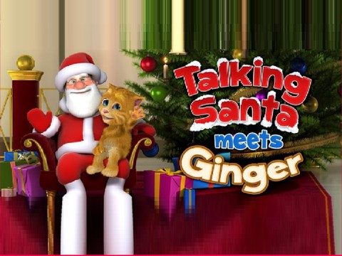 Talking Santa meets ginger