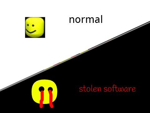 My anti piracy screen