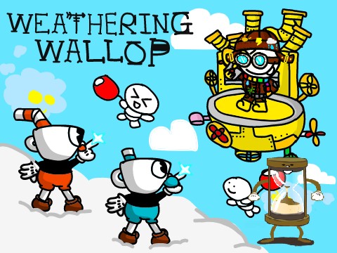 Cuphead boss Weathering Wallop