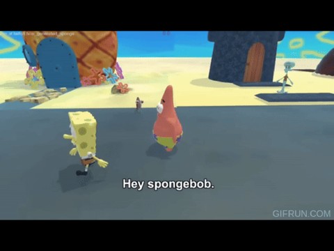 spongebob has a stroke while patrick gets hit by a car and struggles to ...